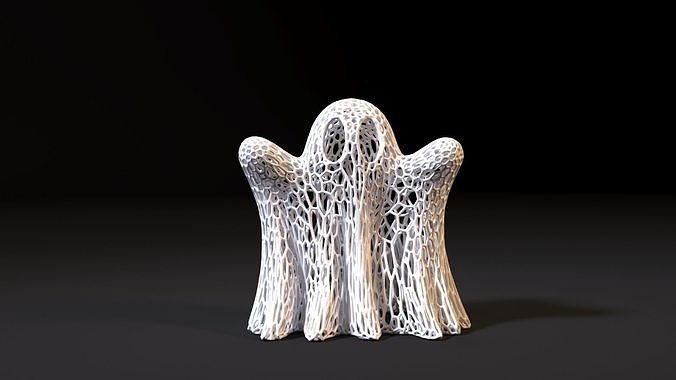 Ghost sculpture 3D model 3D printable | CGTrader