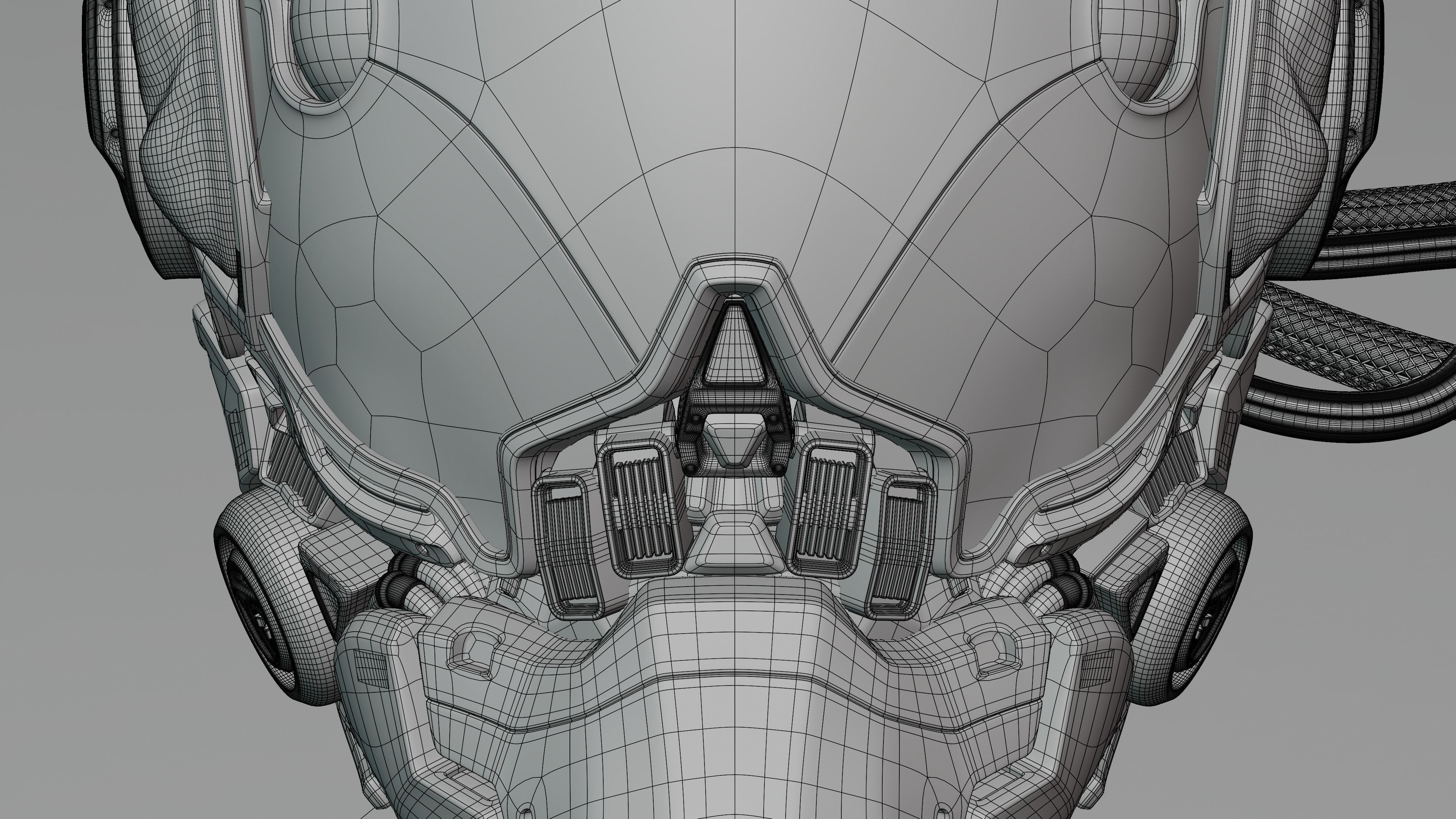 Sci-fi Helmet 3D model | CGTrader