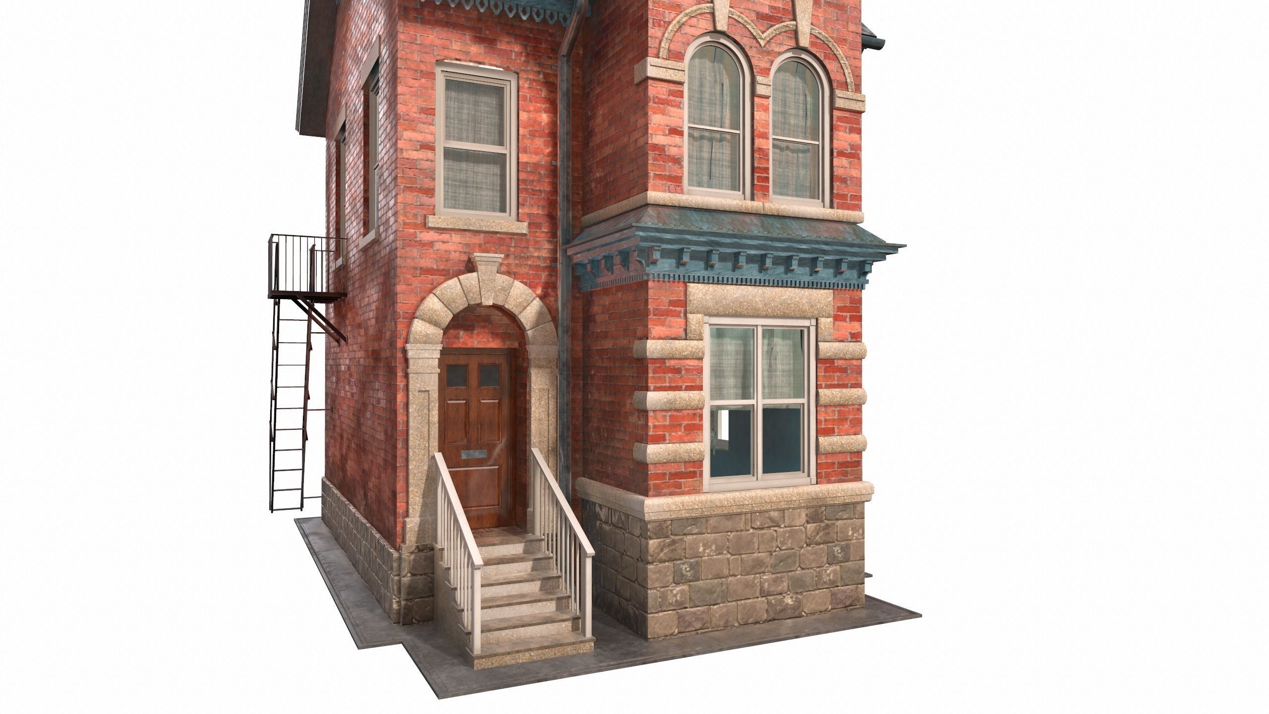 Victorian house 3D model | CGTrader
