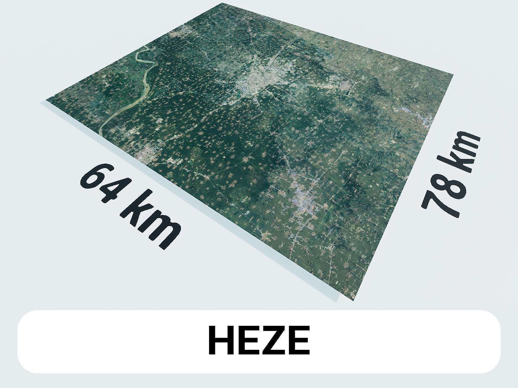 Heze China City Landscape 3D Model 3D model | CGTrader