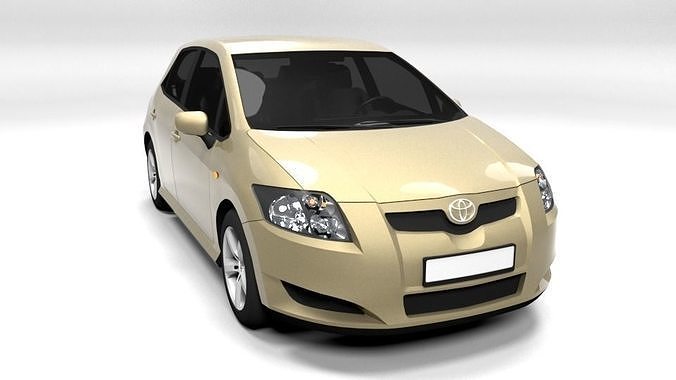 3D model TOYOTA AURIS VR / AR / low-poly | CGTrader