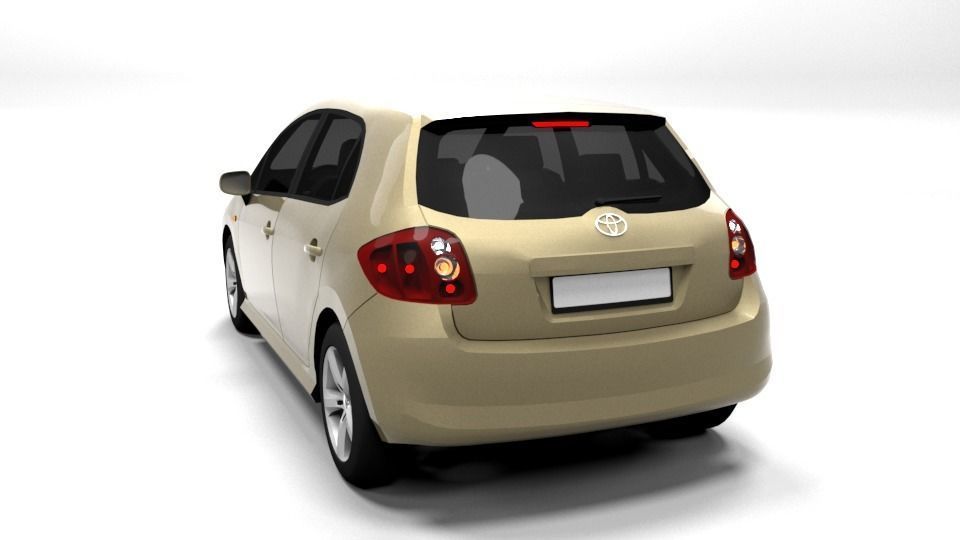 3D model TOYOTA AURIS VR / AR / low-poly | CGTrader