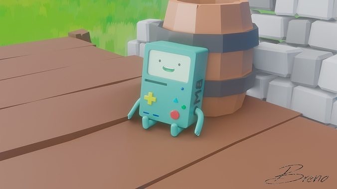 3D model Bmo Adventure Time VR / AR / low-poly | CGTrader