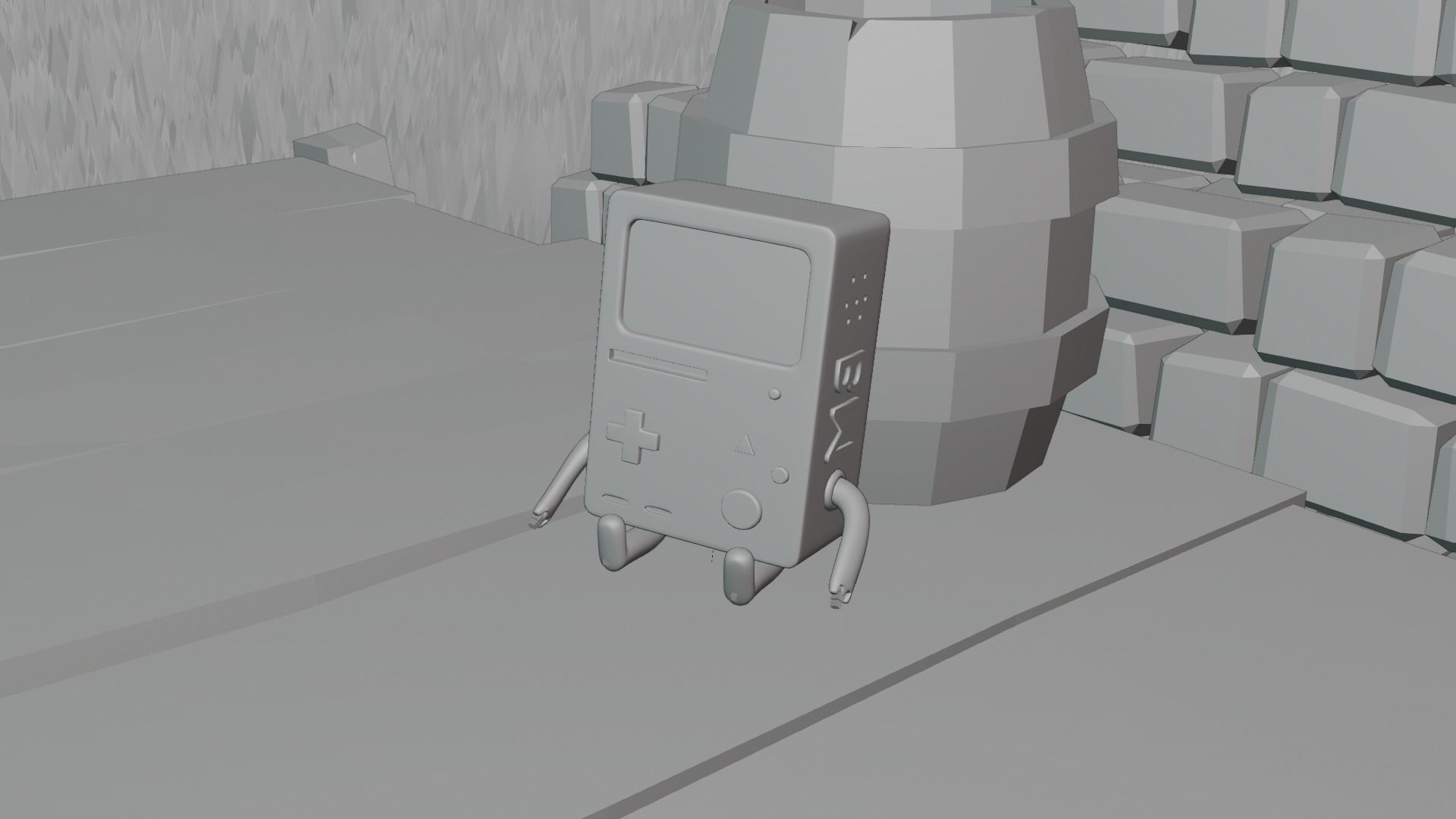 3D model Bmo Adventure Time VR / AR / low-poly | CGTrader