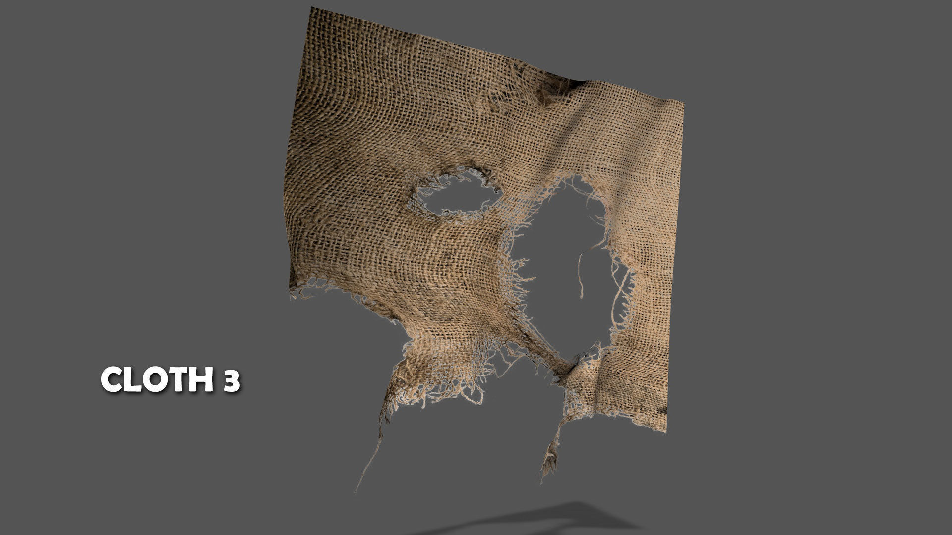 Seamless FBX Torn Cloth Animations 3D model | CGTrader