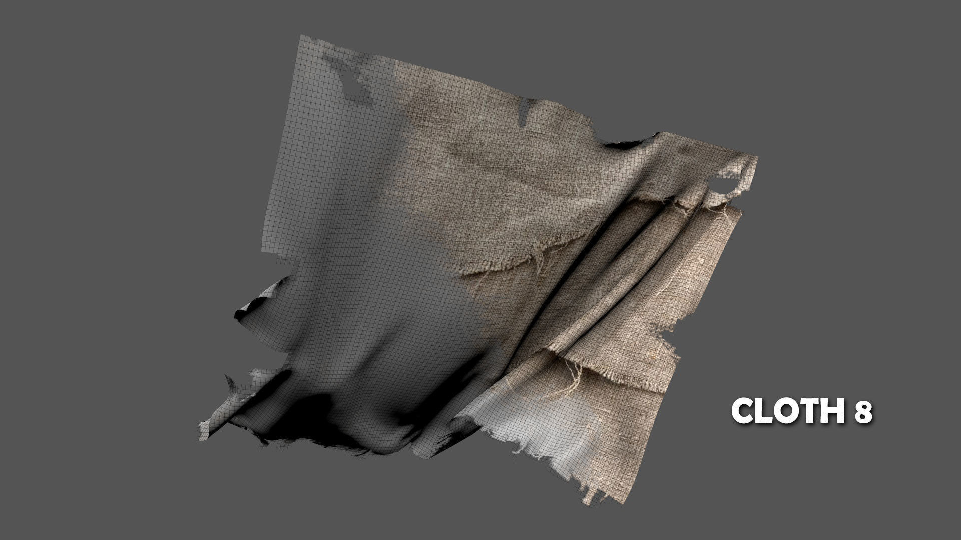Seamless FBX Torn Cloth Animations 3D model | CGTrader