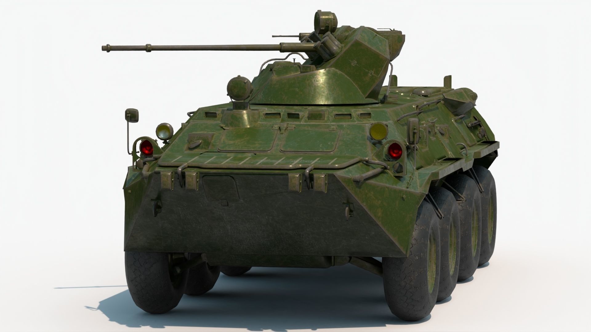 3D model 2 Colors 4K BTR-80A VR / AR / low-poly | CGTrader