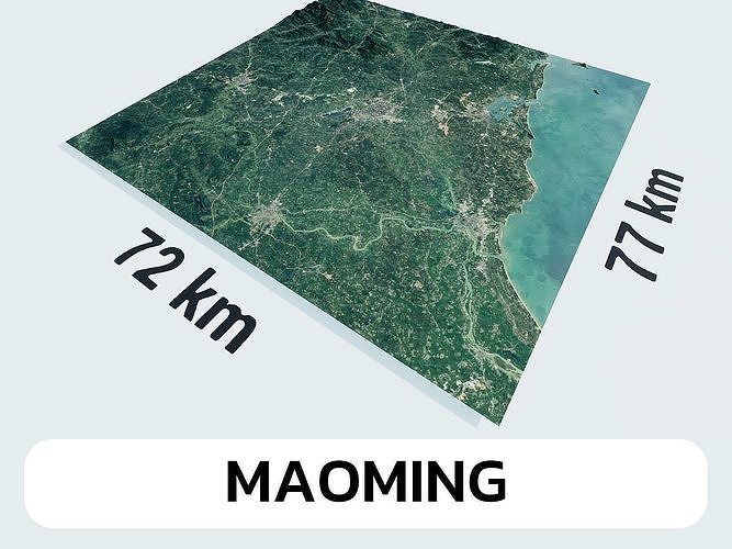 Maoming China City Landscape 3D Model 3D model | CGTrader