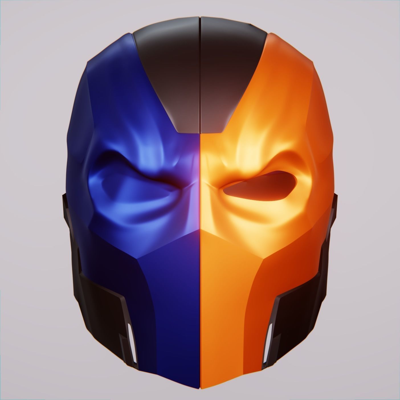 DEATHSTROKE HELMET CASCO JUSTICE LEAGUE 3D model 3D printable | CGTrader
