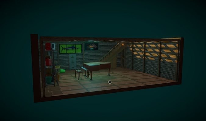 Basement 3D model | CGTrader