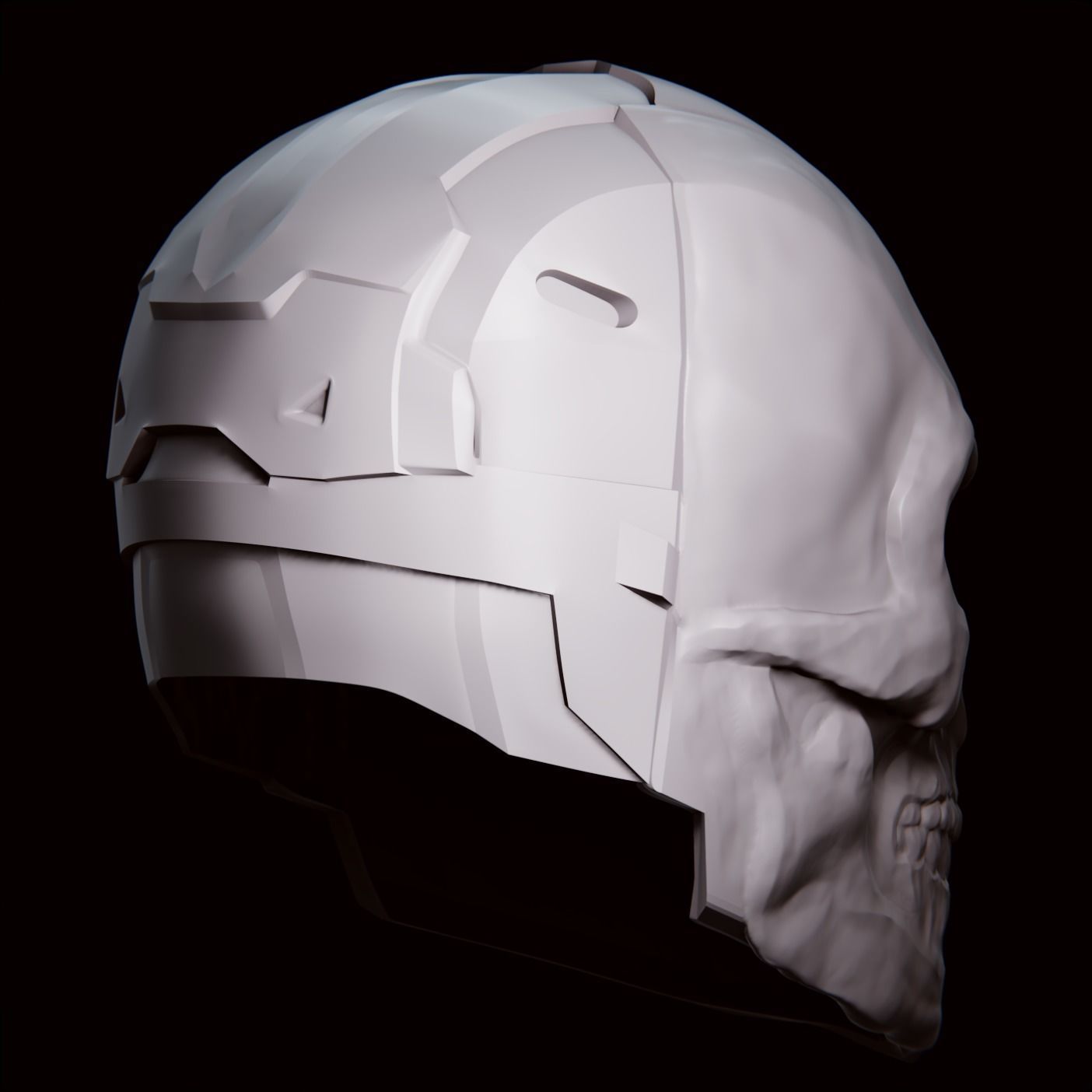 DEATHSTROKE JL MIXED WITH SKULL 3D model 3D printable | CGTrader