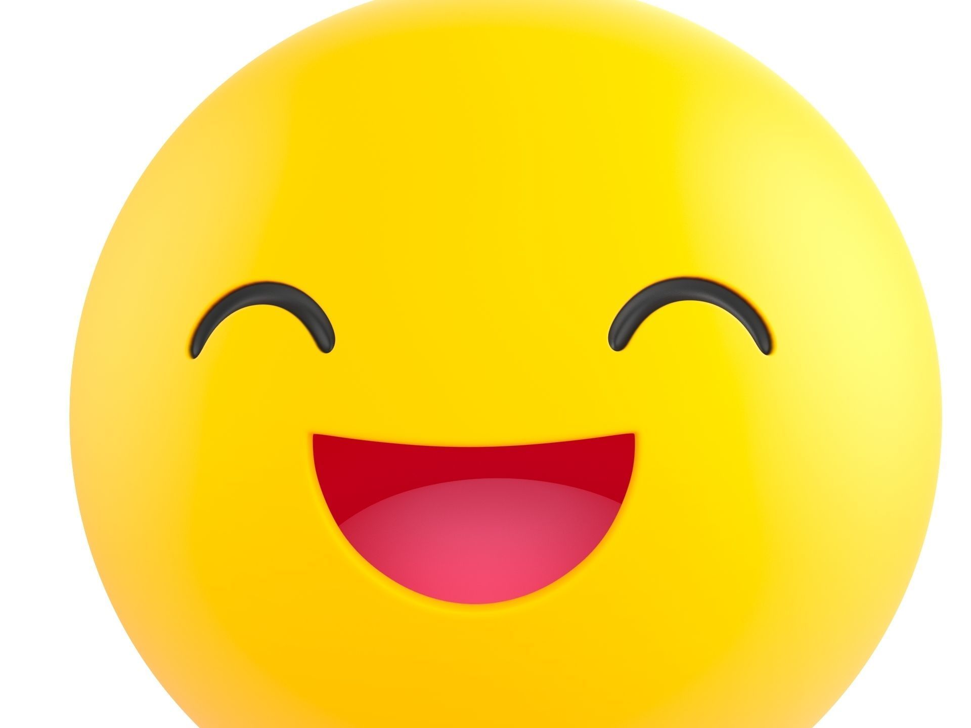 Symbol015 Smile Emoji 3D model | CGTrader