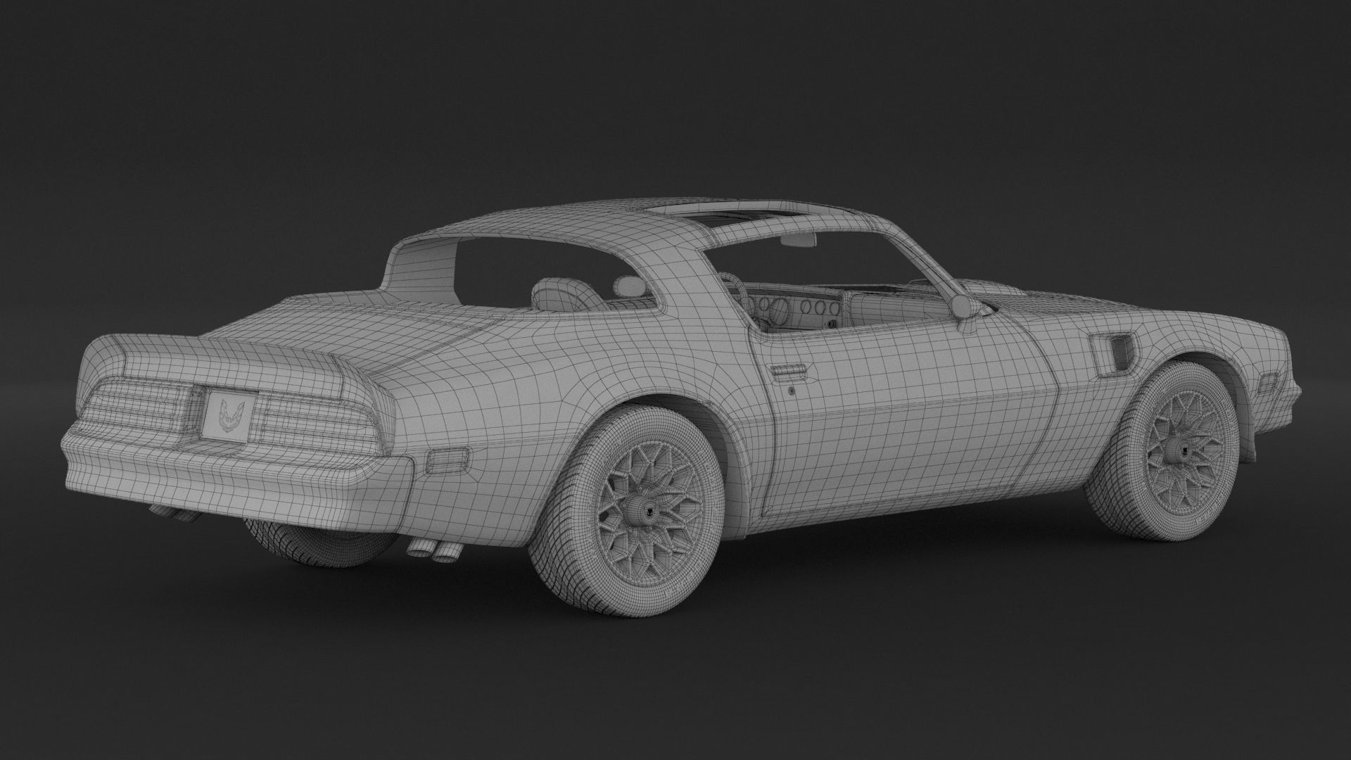 Pontiac Trans-Am 3D model | CGTrader