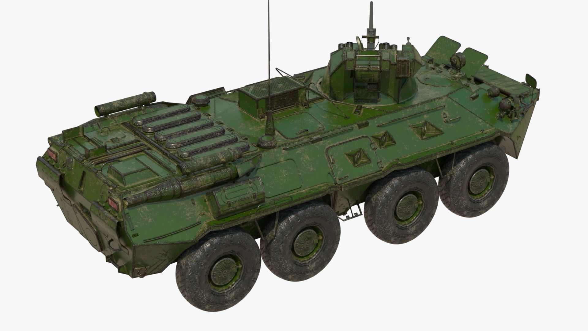 3D model 2 Colors 4K BTR-82 VR / AR / low-poly | CGTrader