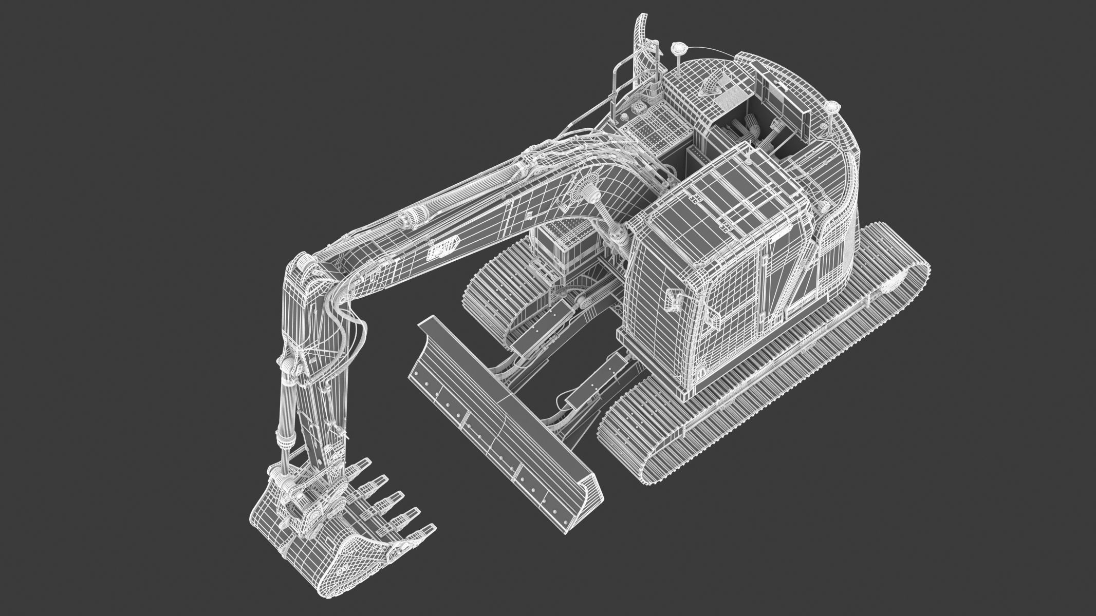 CAT 315 Excavator 3D model | CGTrader
