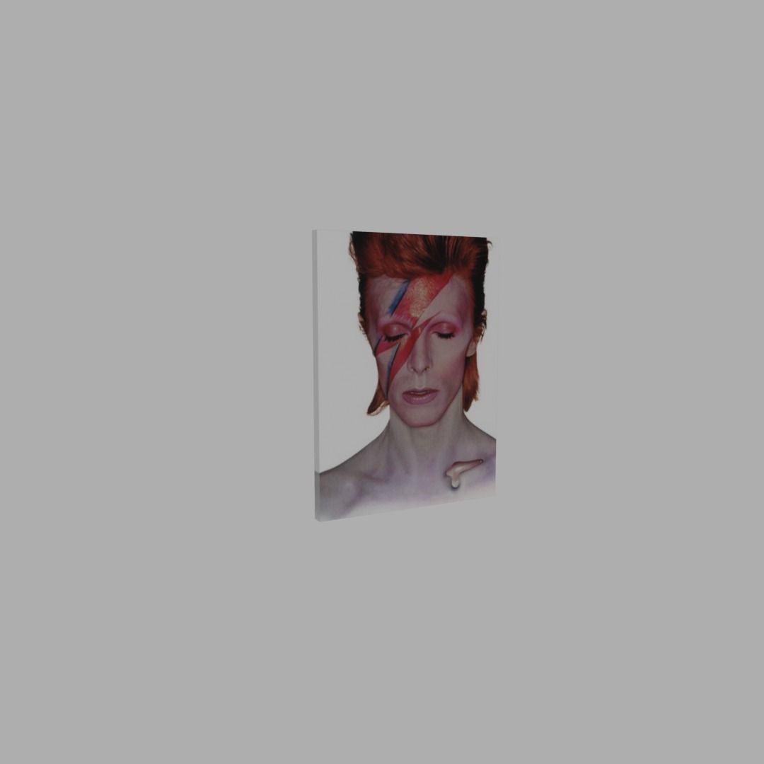 3D model David Bowie portrait VR / AR / low-poly | CGTrader