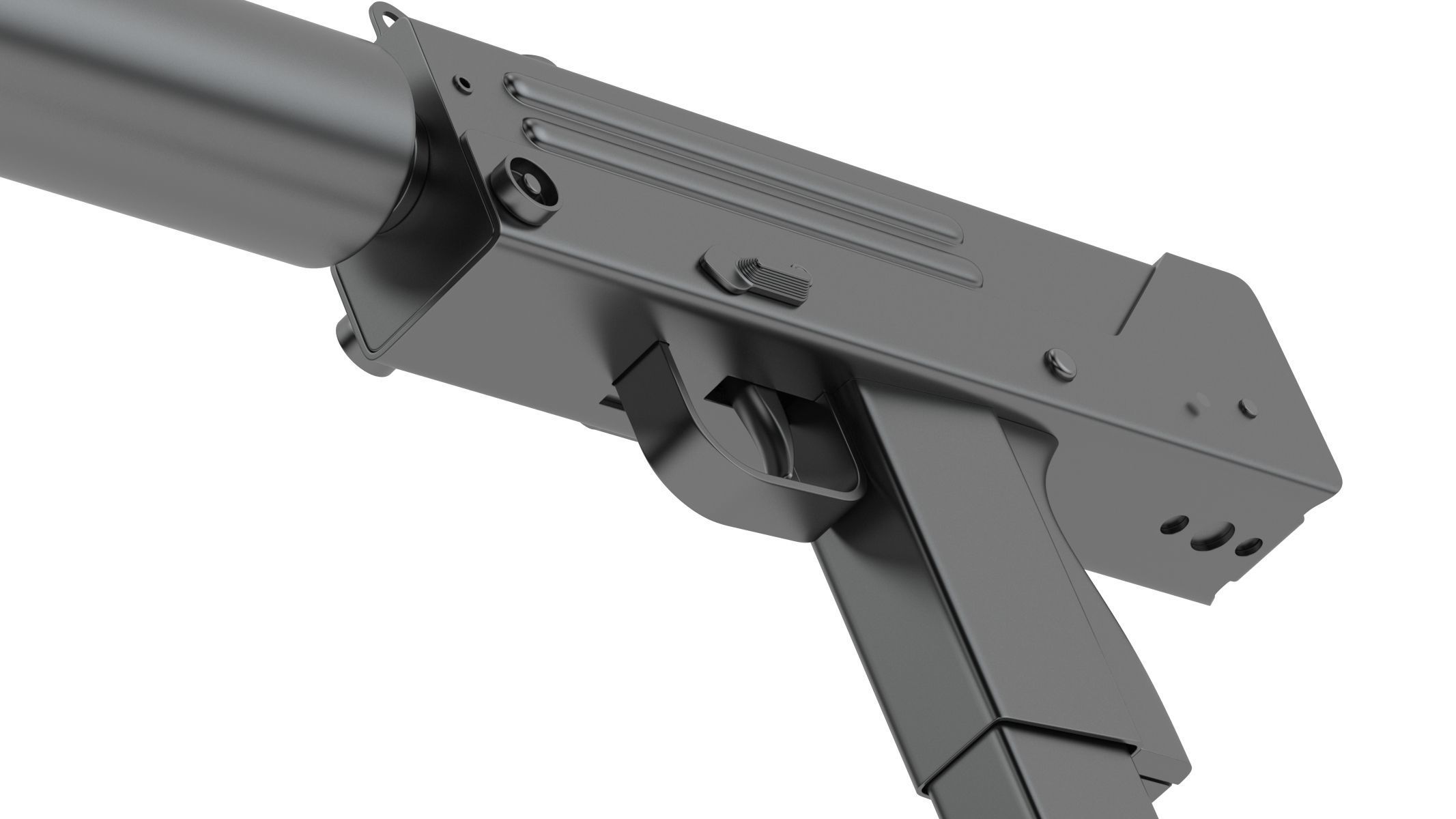 MAC-11 Machine Pistol 3D model | CGTrader