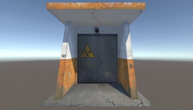 Old Bunker Radiation shielding free VR / AR / low-poly 3D model | CGTrader