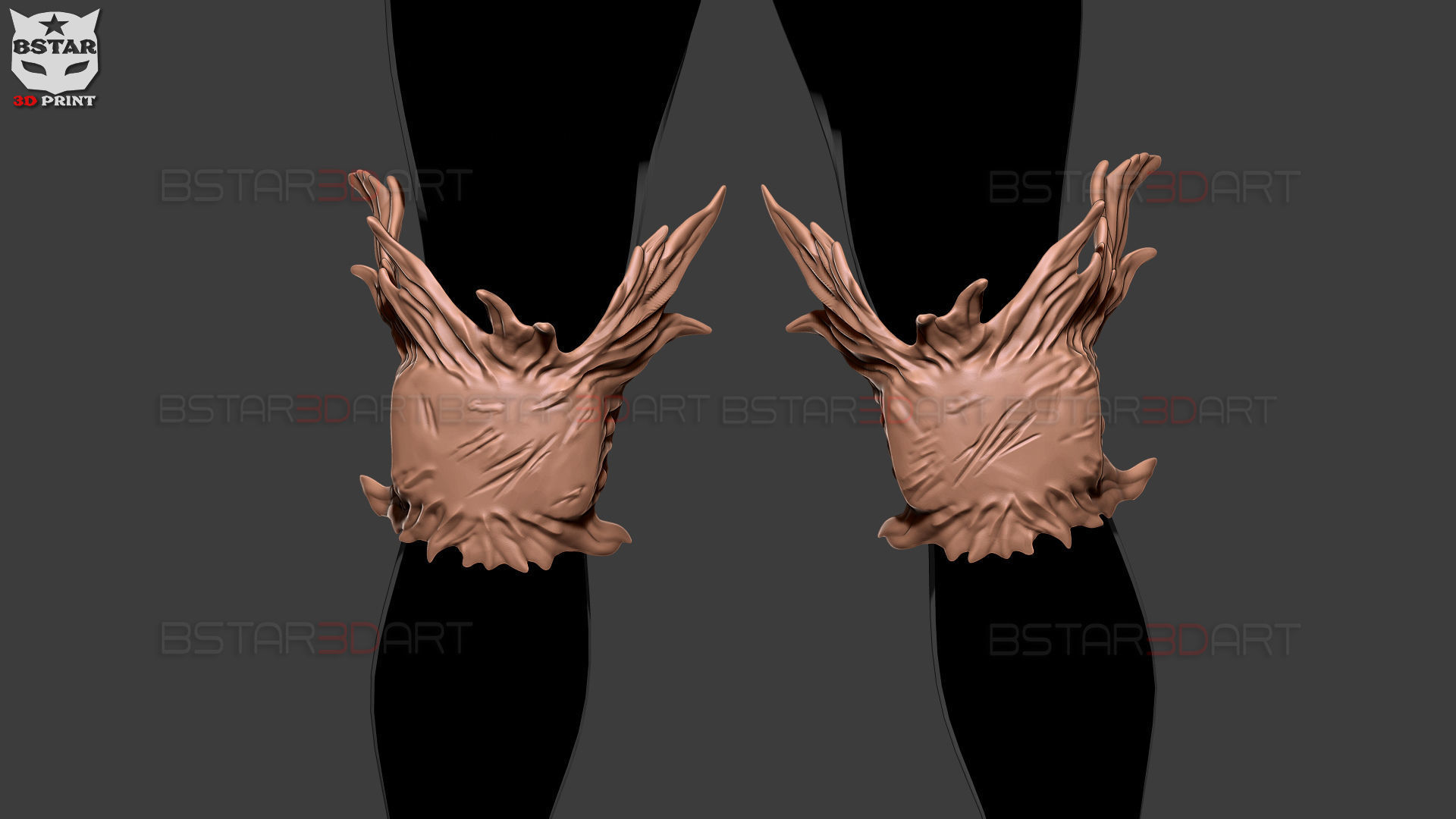 Dark Deku Knees Armor Suit - My Hero Academia Cosplay 3D model 3D ...