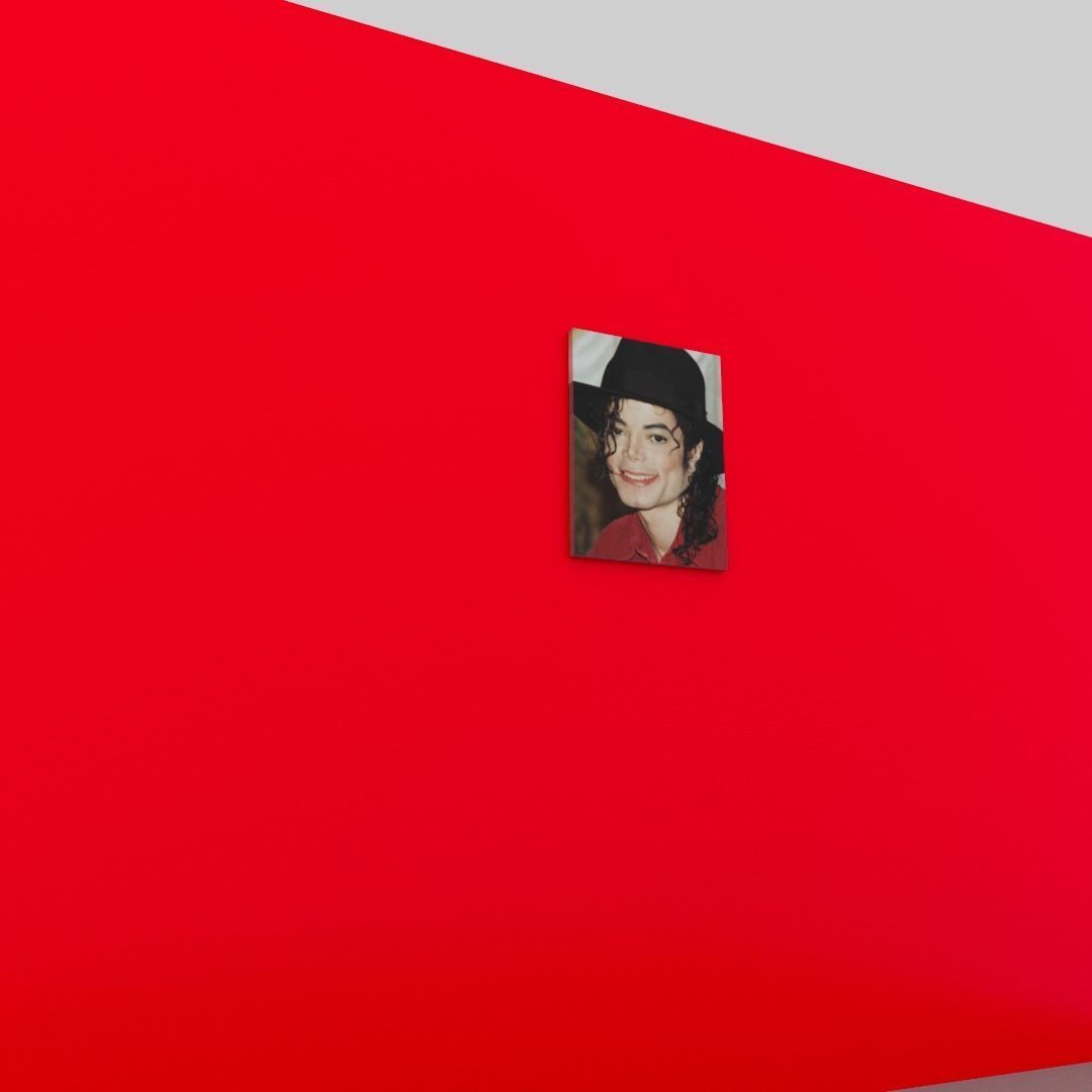 3D model Michael Jackson portrait VR / AR / low-poly | CGTrader
