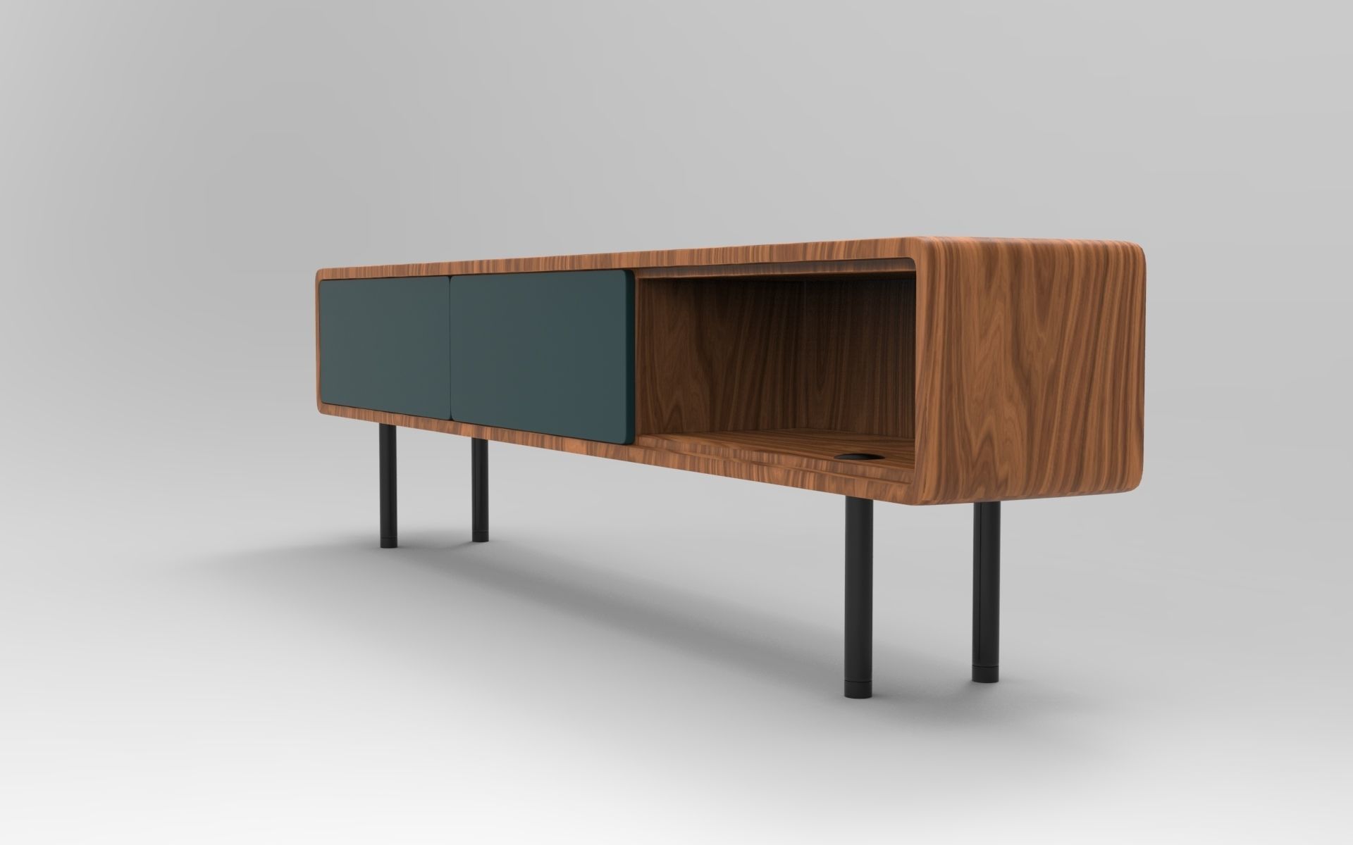 3D model Afin Lowboard VR / AR / low-poly | CGTrader