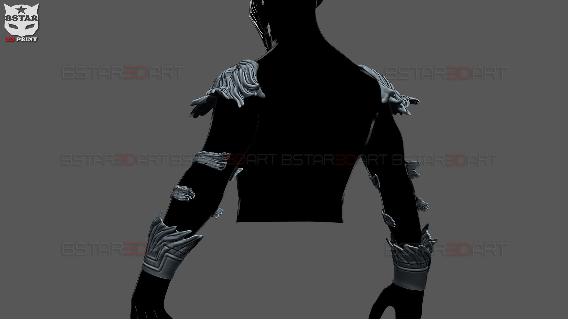 Dark Deku Full Arms Armor Suit - My Hero Academia Cosplay 3D Model ...