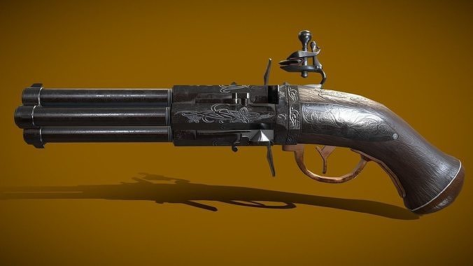 Historical gun 3D model | CGTrader