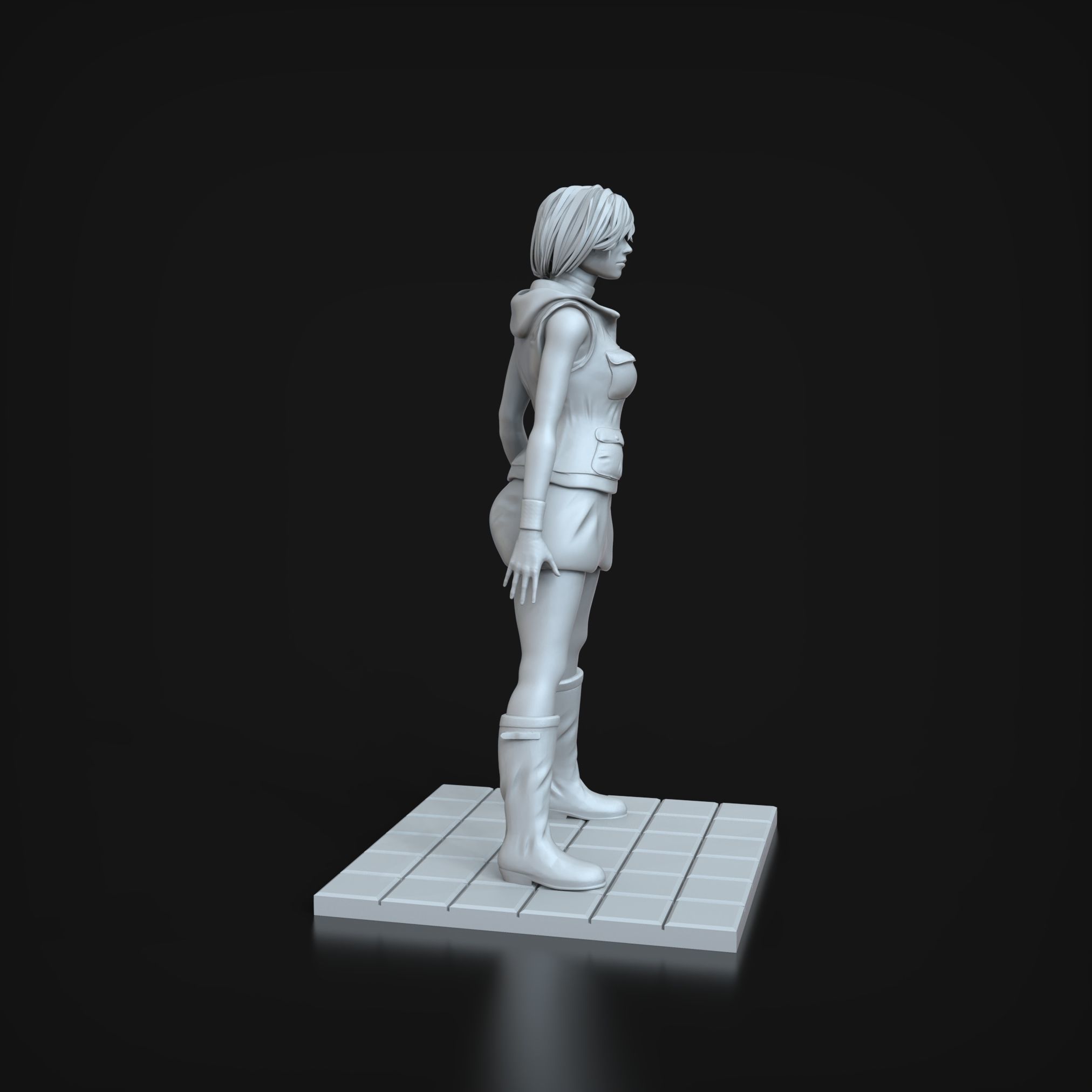 STL Heather Mason Silent hill 3 3D model 3D printable | CGTrader