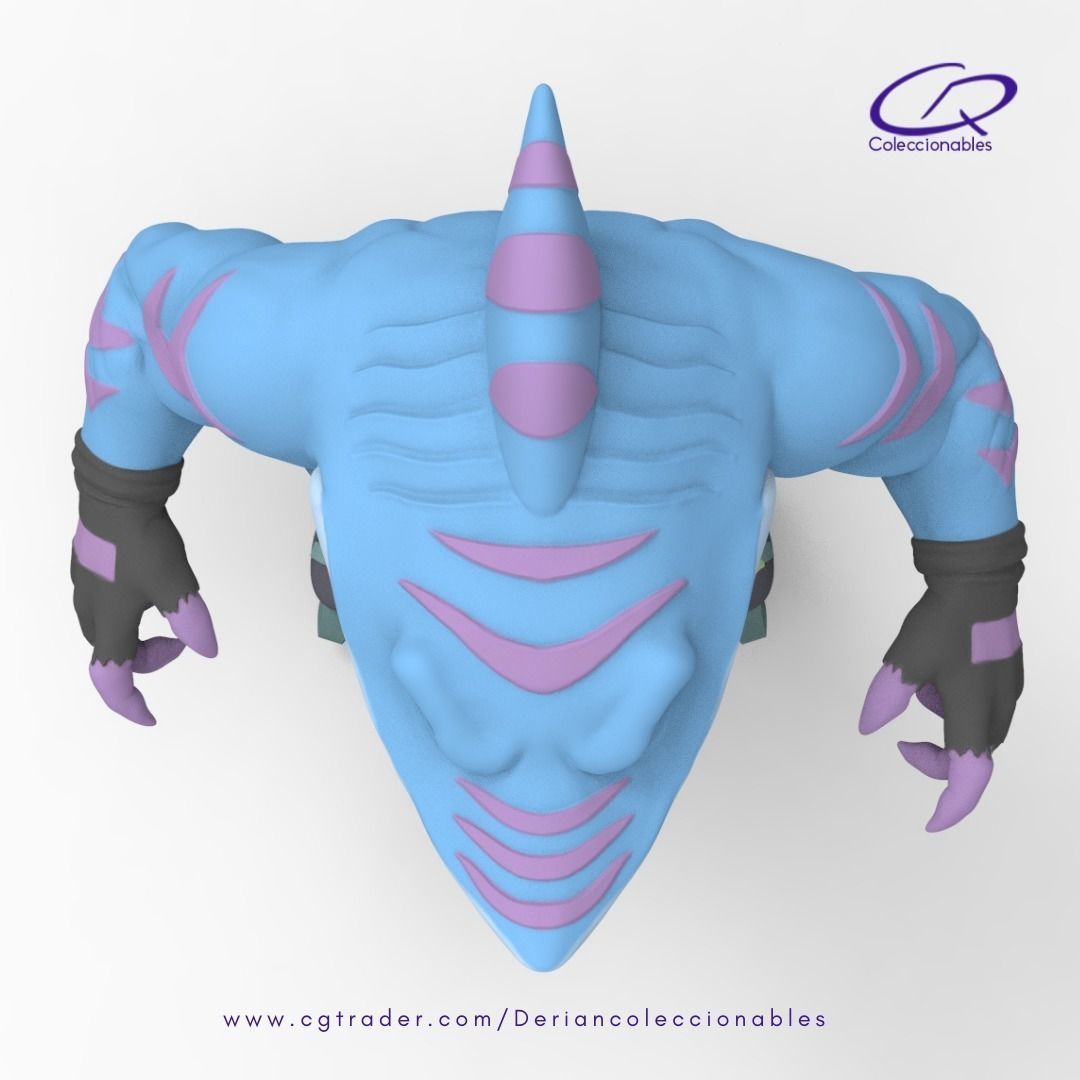 Street Sharks - Streex - Full figure 3D model 3D printable | CGTrader