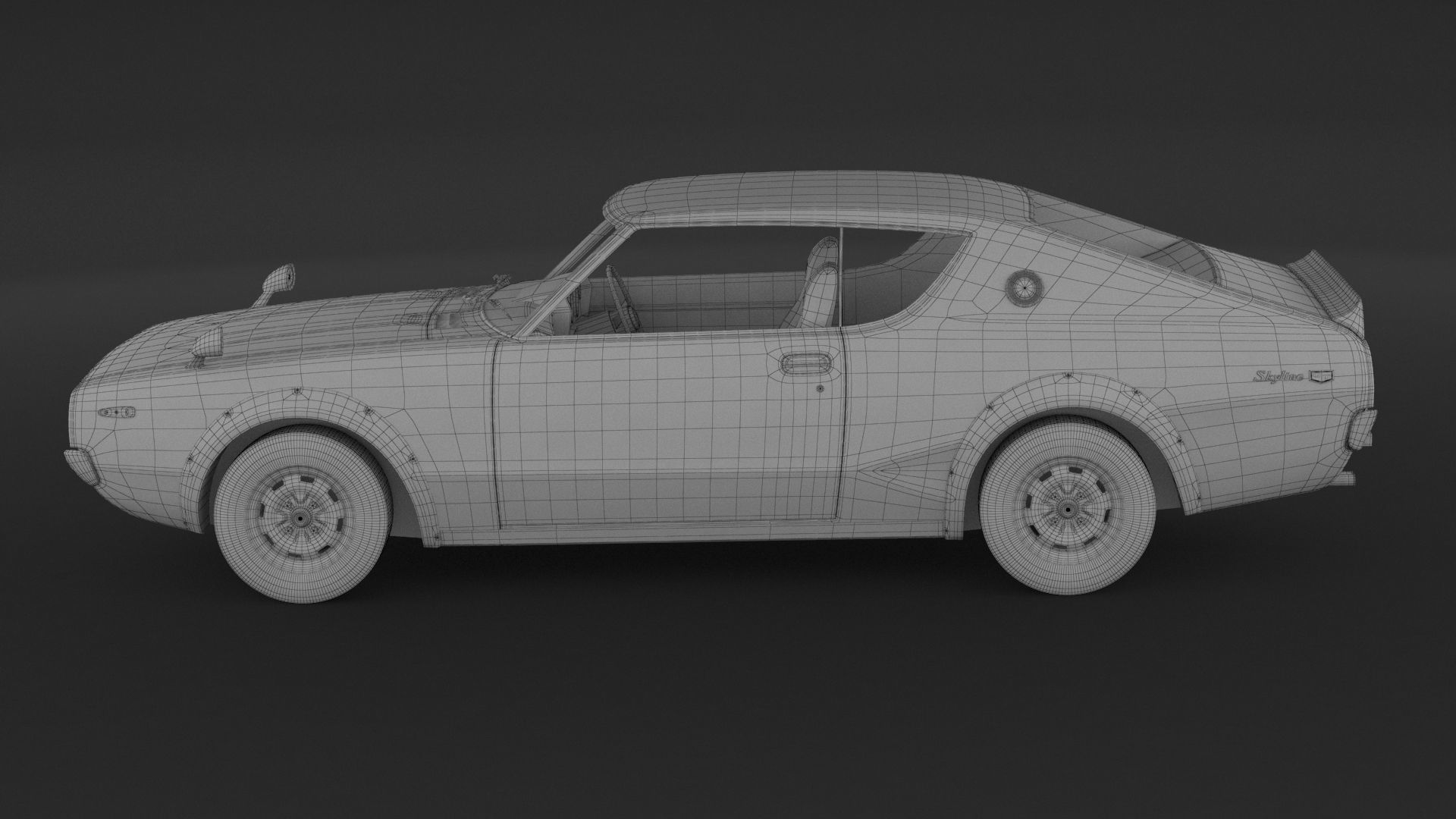 Nissan Skyline GT-R KPGC110 3D model | CGTrader