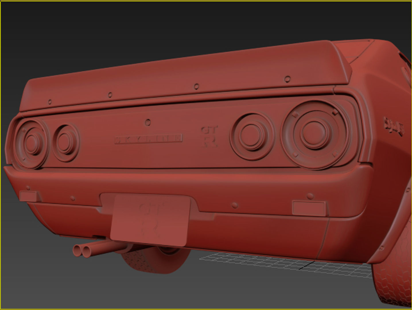 Nissan Skyline GT-R KPGC110 3D model | CGTrader