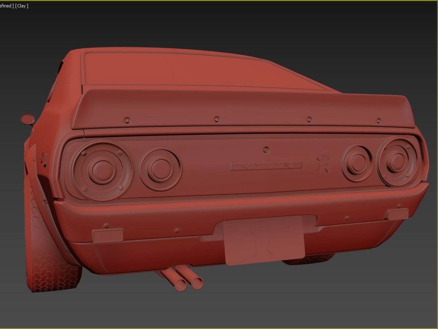 Nissan Skyline GT-R KPGC110 3D model | CGTrader