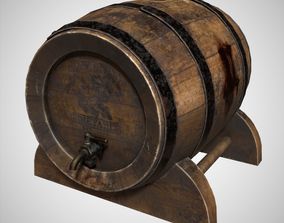 Animated Wine barrel 3D Models | CGTrader