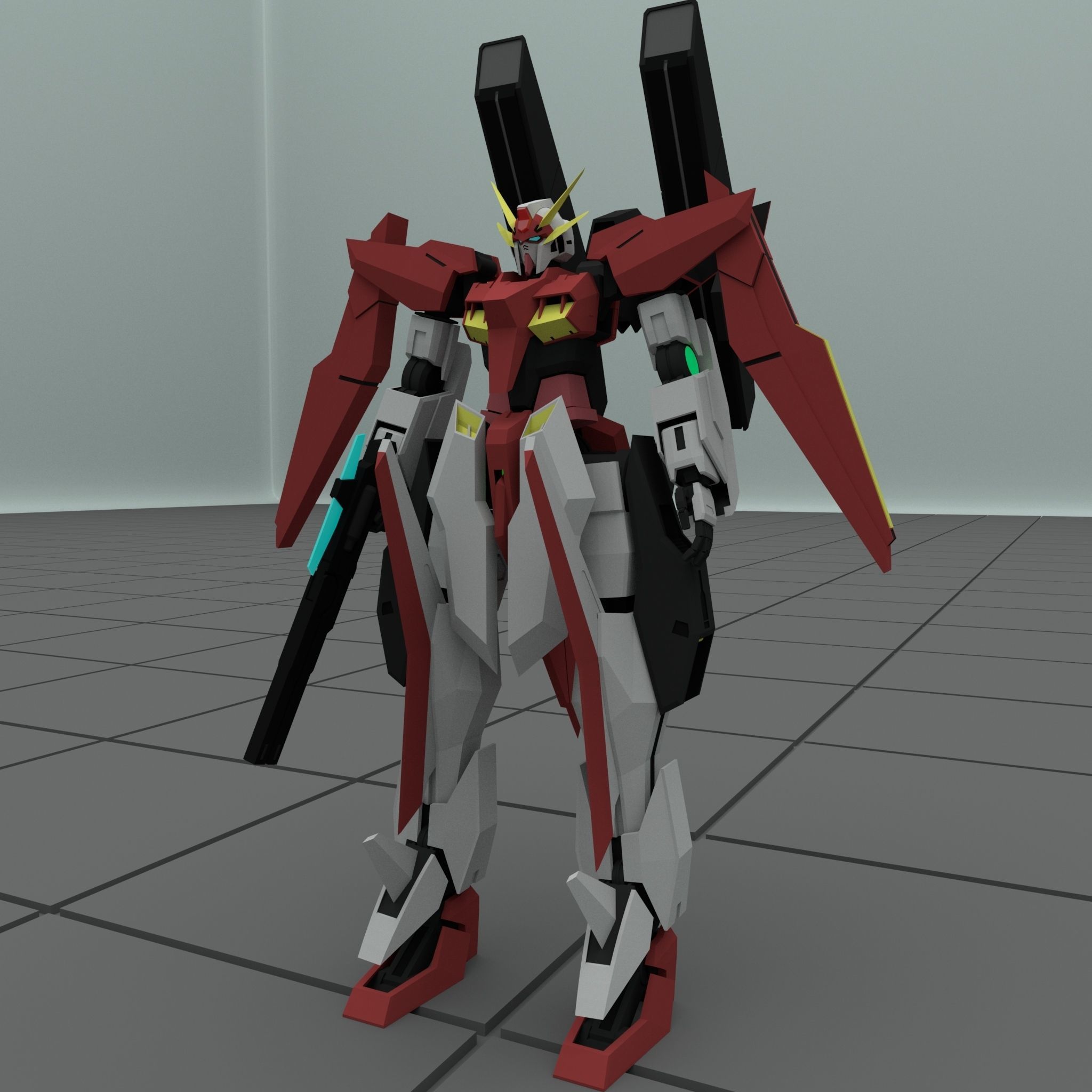 GN-007AL Arios Gundam Ascalon 3D model | CGTrader