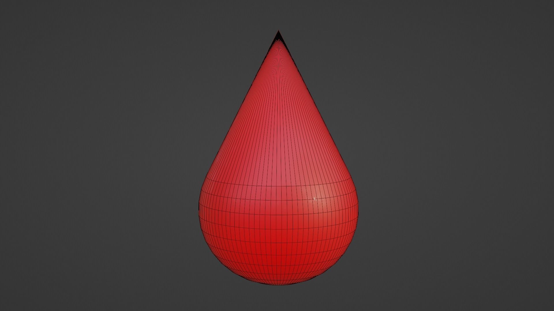 3D model Blood Drop VR / AR / low-poly | CGTrader