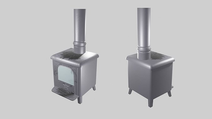 3D model Fire stove VR / AR / low-poly | CGTrader