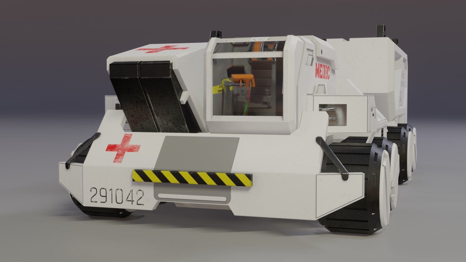 3D model Sci-Fi Vehicles Low Poly Game Ready Model VR / AR / low-poly ...