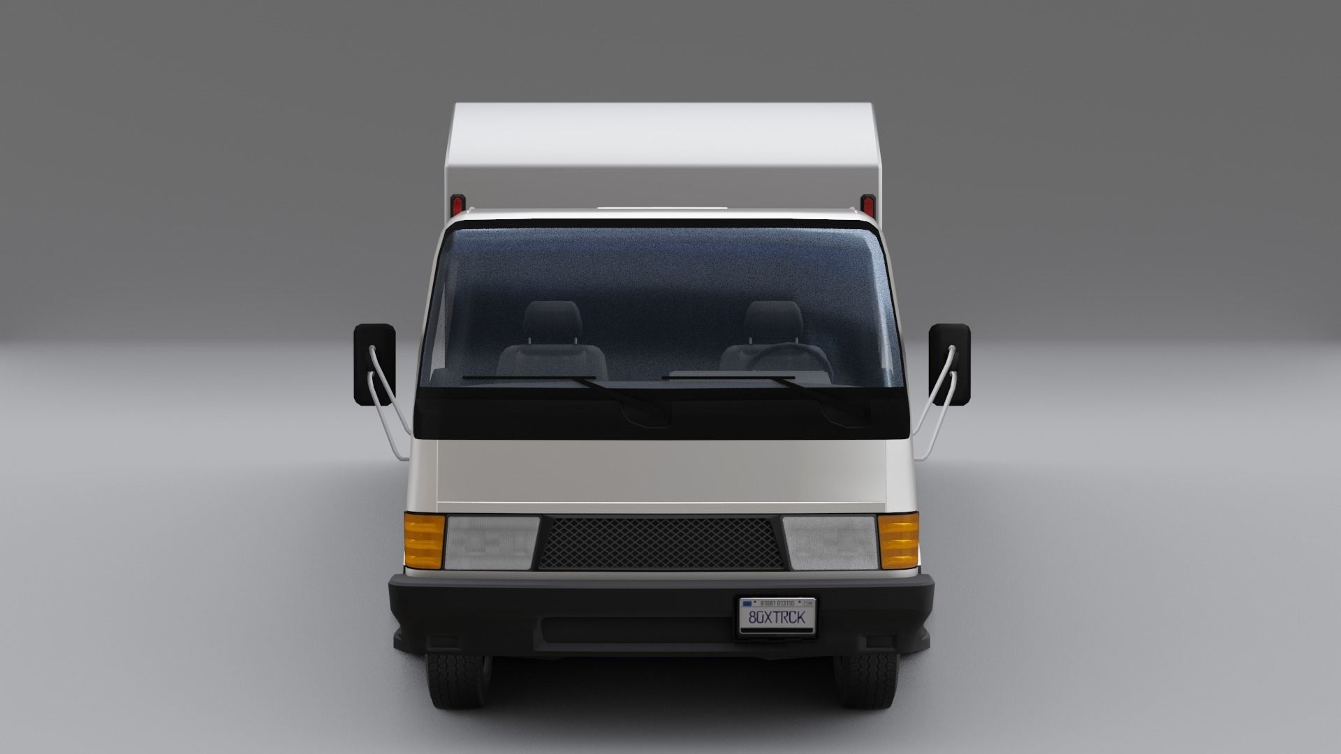 3D model Low poly box truck model VR / AR / low-poly | CGTrader