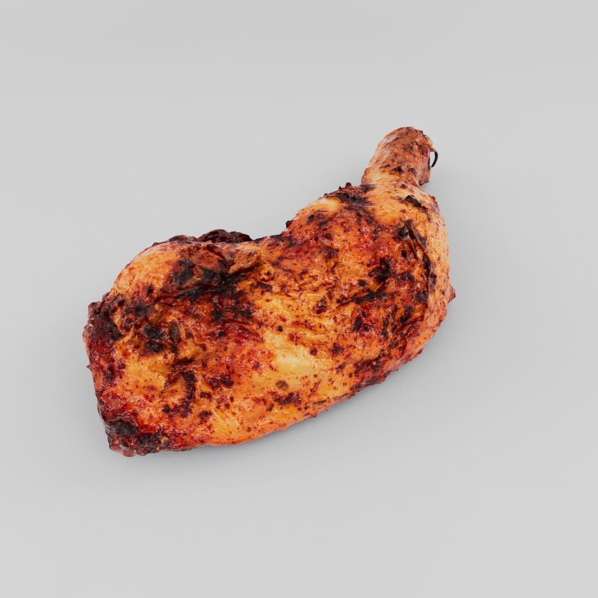 3D model Fried chicken leg - photoscan VR / AR / low-poly | CGTrader