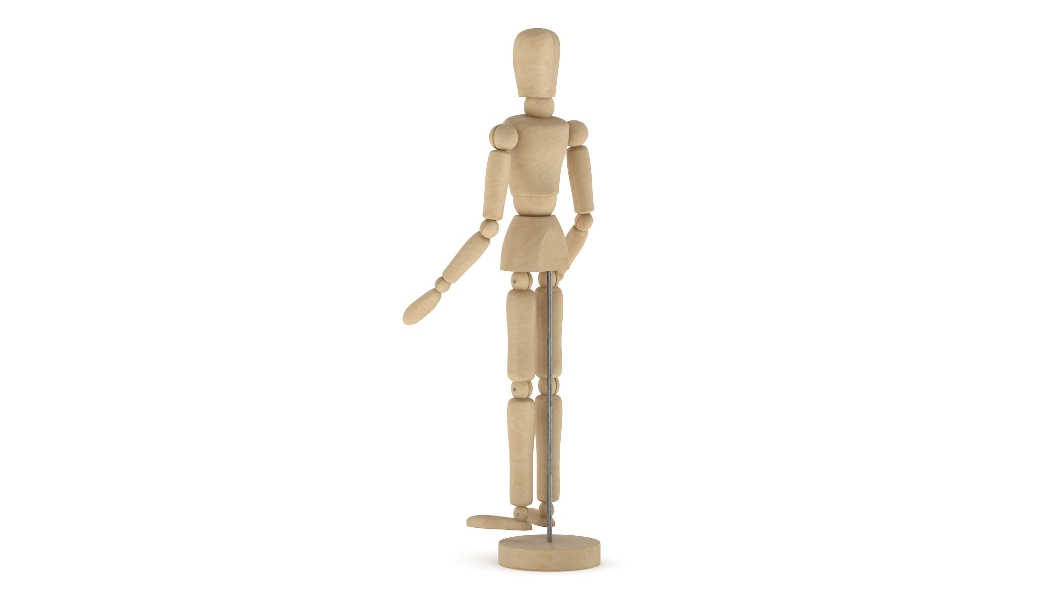 Wooden Manikin 3D model | CGTrader