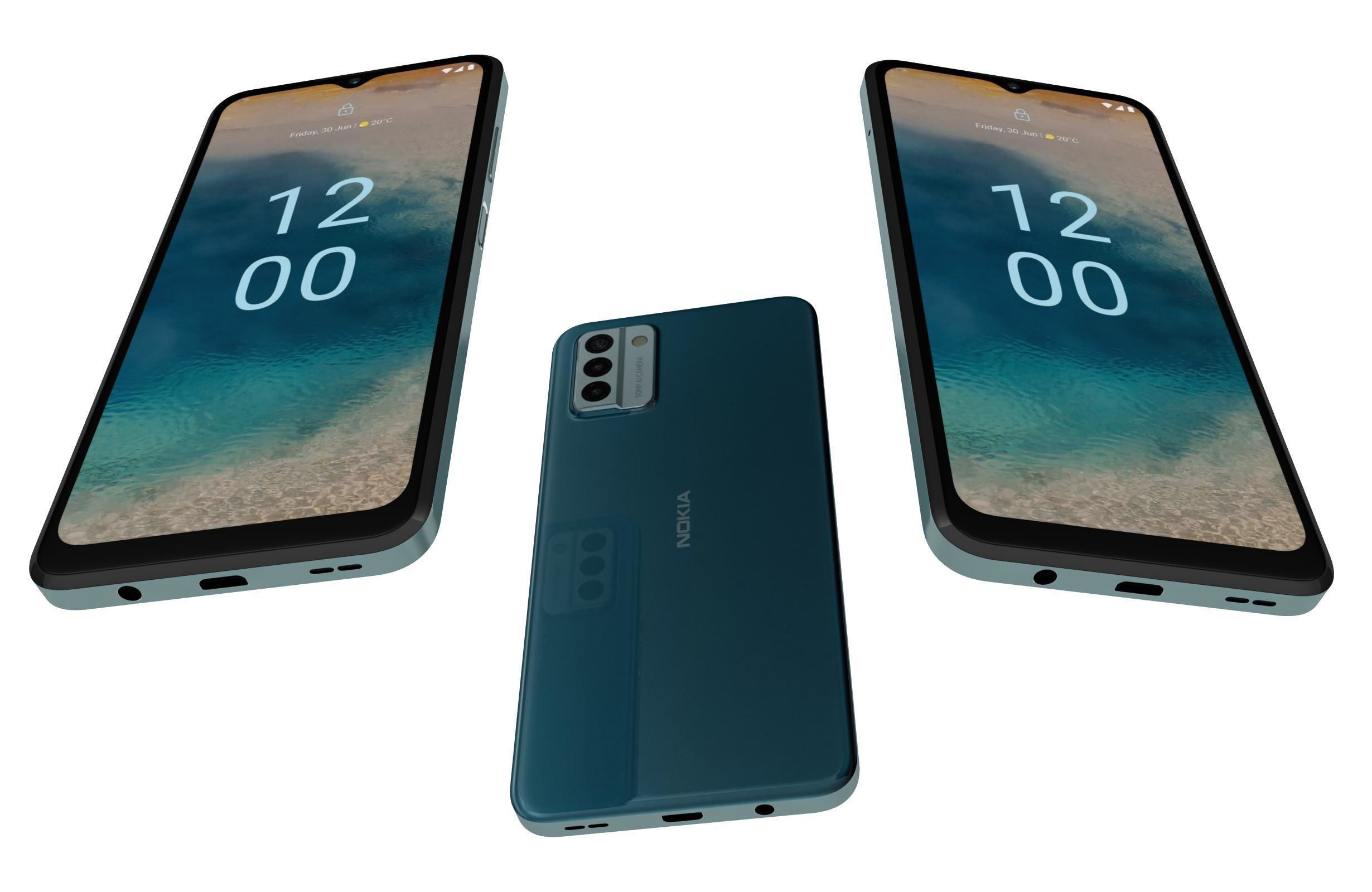 Nokia G22 Blue And Gray 3D model | CGTrader