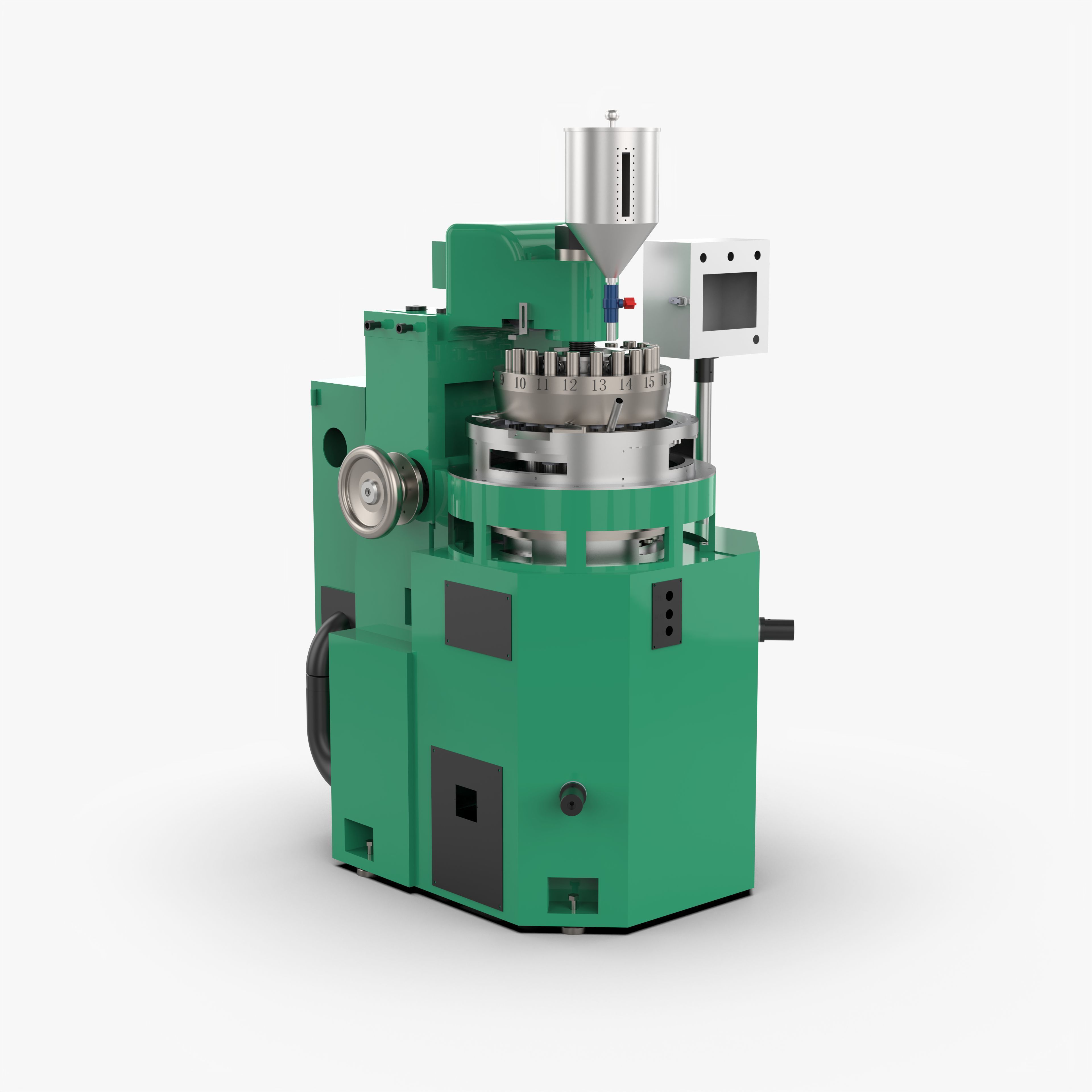 Magnetic Core Powder Molding Machine 3D model | CGTrader