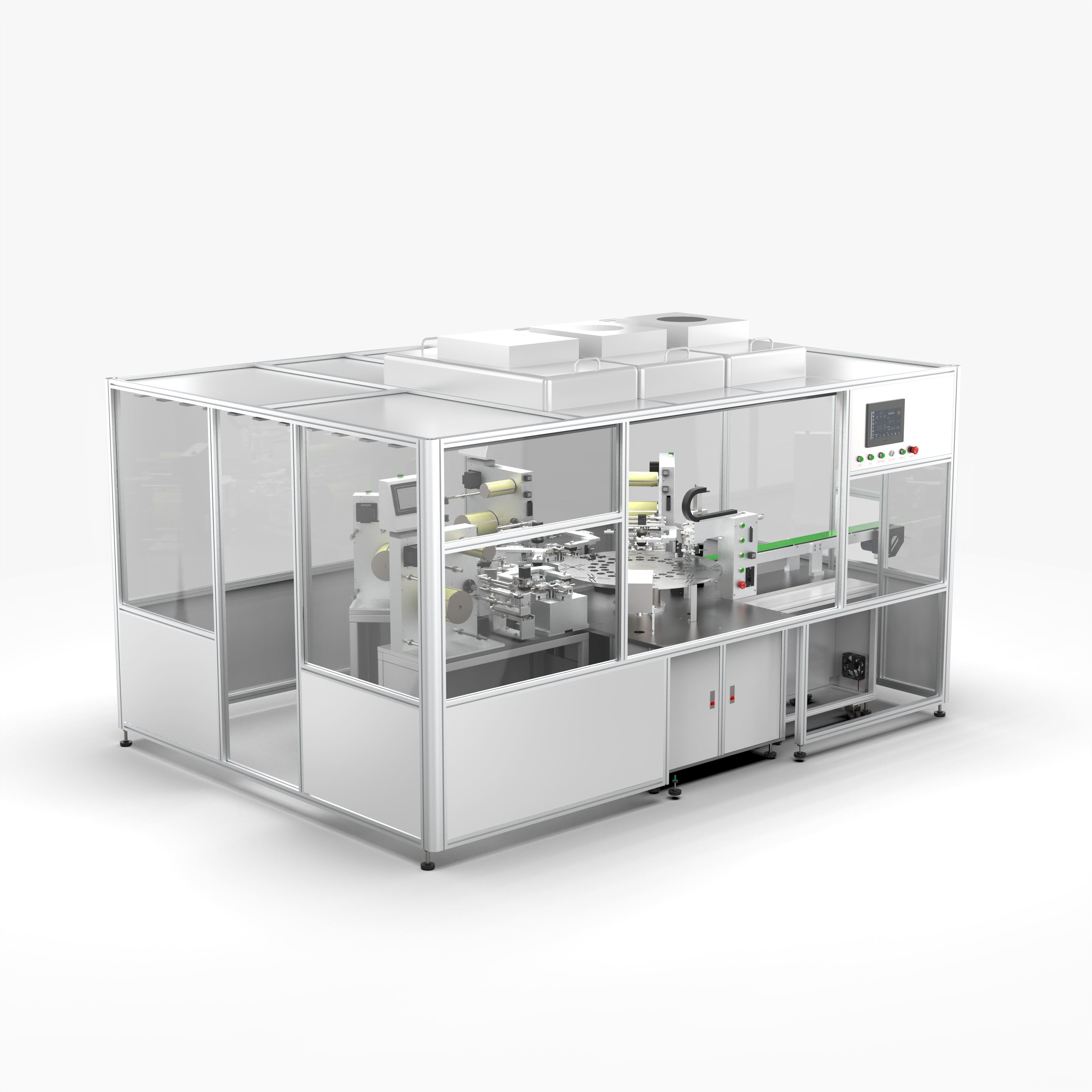 Multi-station Automatic Labeling Machine 3D model | CGTrader