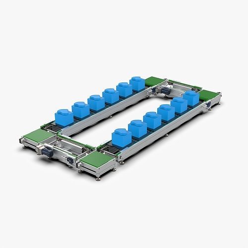 Speed Chain Transplanting Body Line 3D model | CGTrader