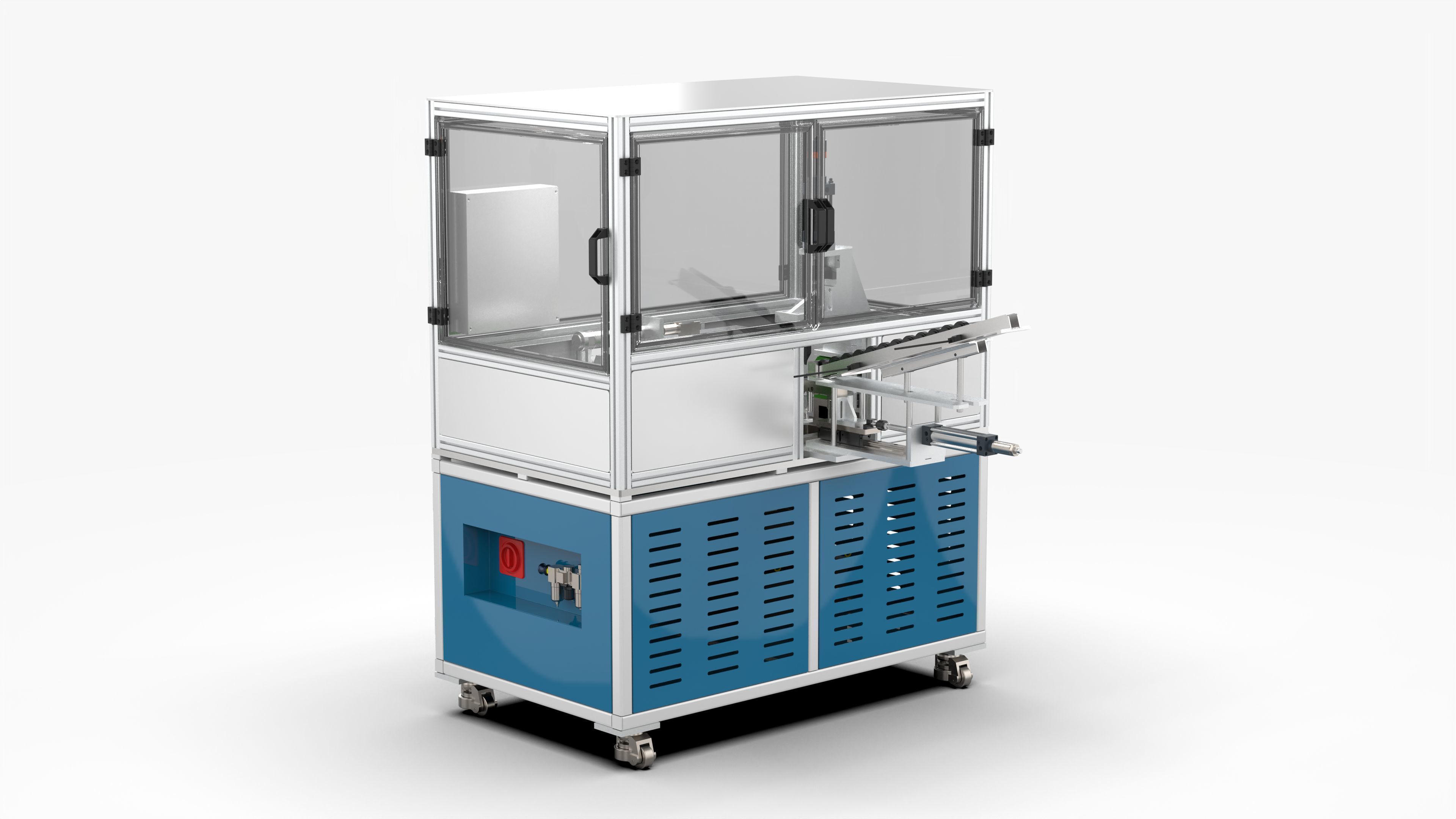 Automatic Horizontal Chamfering Rough Turning Machine 3D model | CGTrader