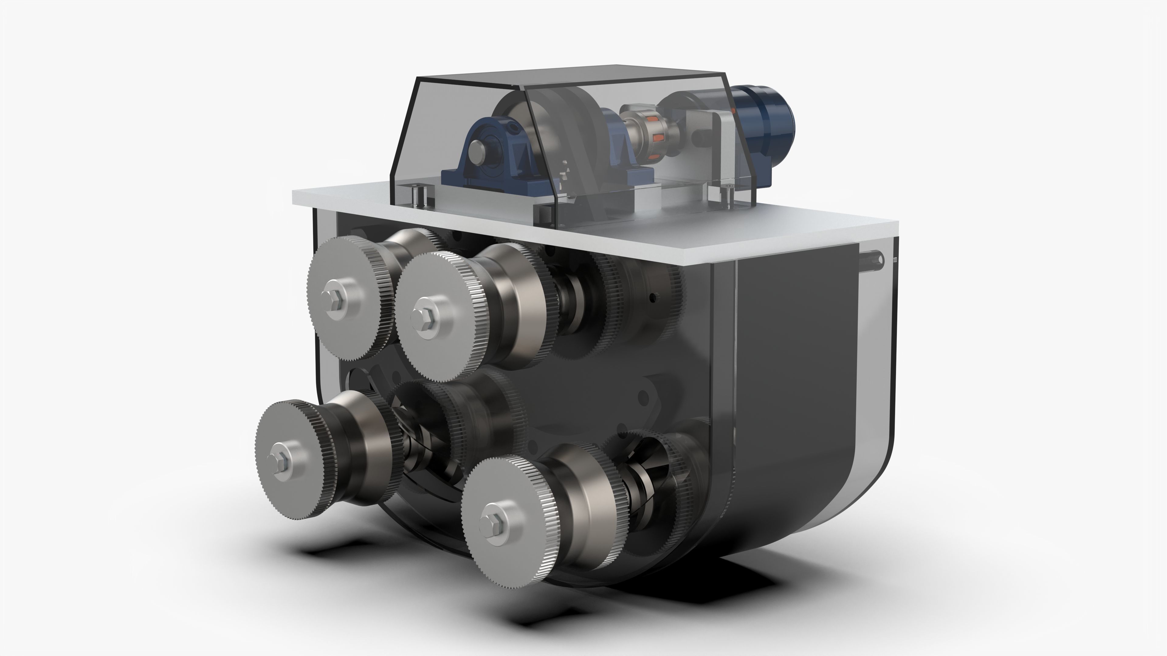 Hydraulic Winding Mechanism 3D model | CGTrader
