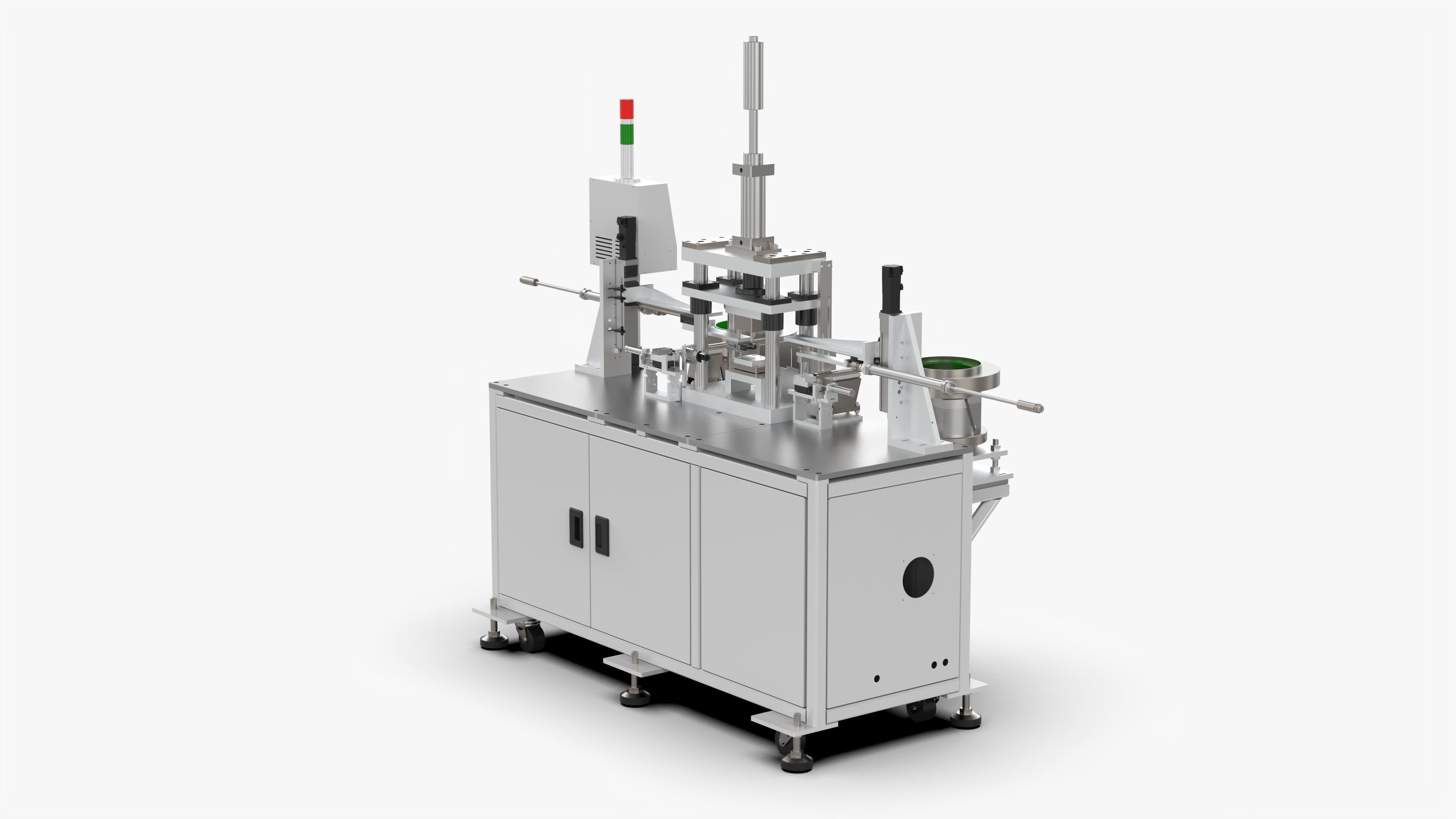 Automatic Shaft Loading and Unloading Press Machine 3D model | CGTrader
