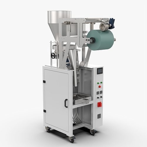 Vertical Packaging Machine 3D model | CGTrader