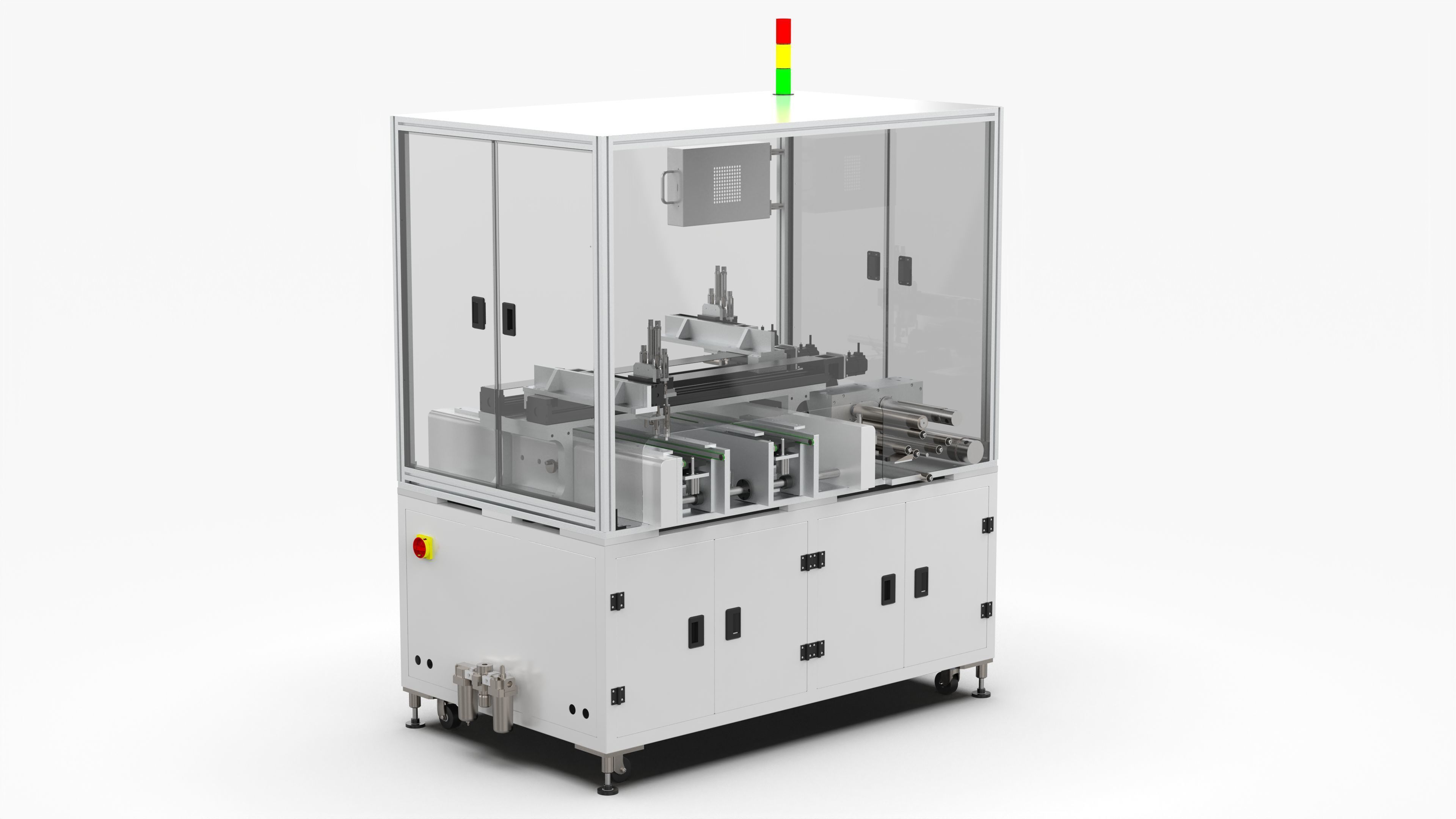 Automatic Double Station Label Laminating Machine 3D model | CGTrader