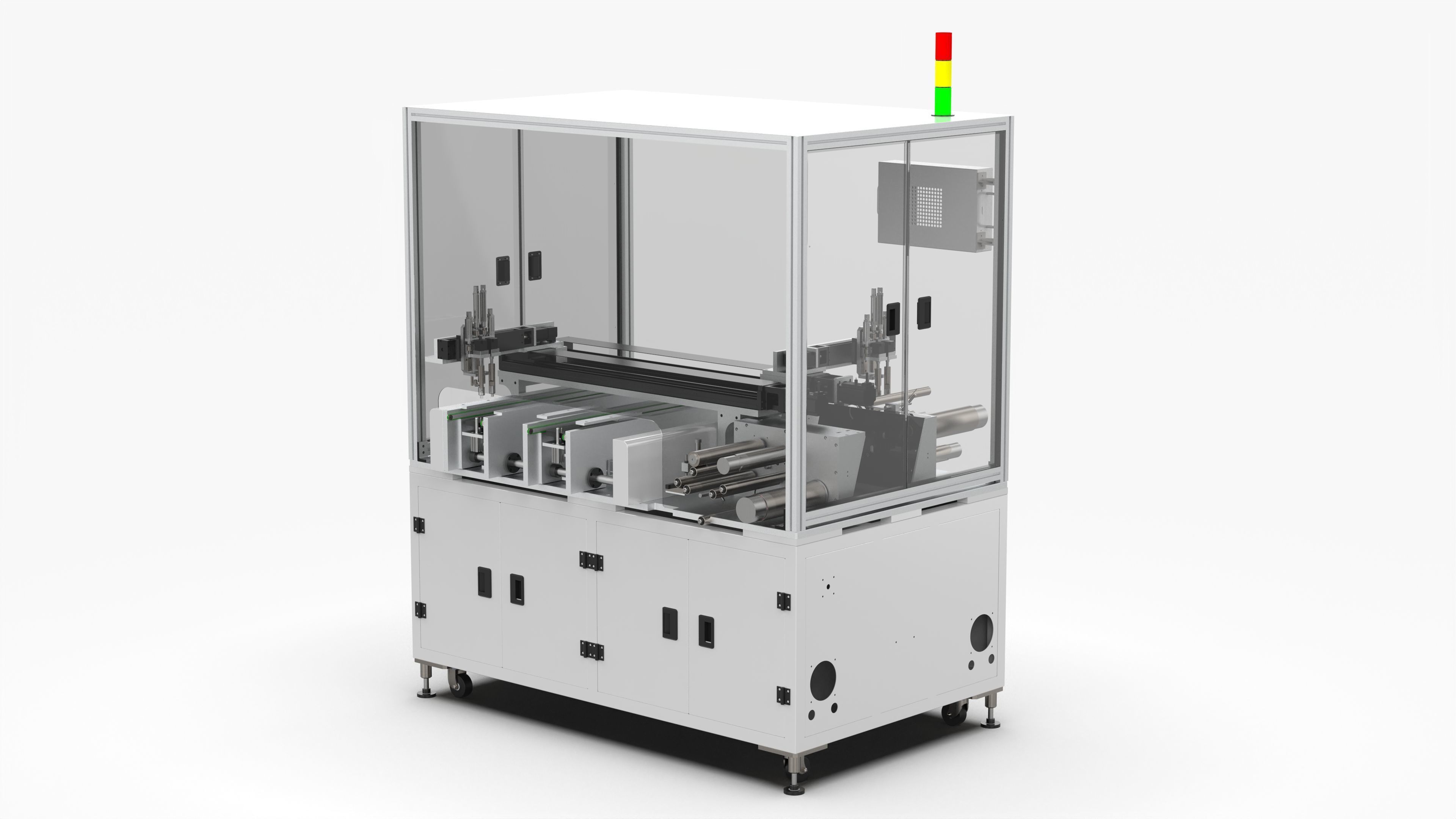 Automatic Double Station Label Laminating Machine 3D model | CGTrader